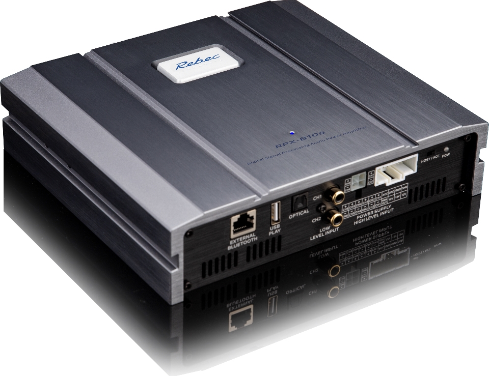 Rebec RPX-B10S | Bilstereo Bass forsterker høytaler støydemping DSP DAB kabler sikkring