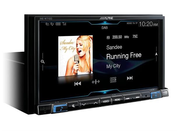 alpine ine w710d